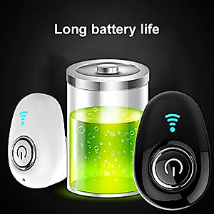 Heave Mini Invisible Wireless Earbud,Portable Earpiece Sweatproof Stereo Bluetooth Earphone with Microphone Headphone, Single Sports in Ear Headset for Cell Phone Skin Color