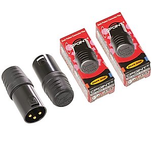 SIRS-E 2-Pack - CPoint DMXterminator XLR 3 Pin DMX Terminator 120 Ohm XLR3-TERM