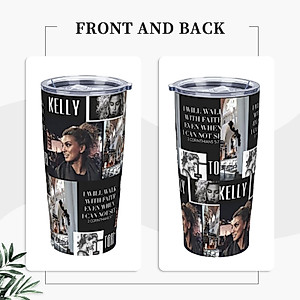 LIUOPWAS Tori Music Kelly Stainless Steel Insulated Cups Reusable Travel Coffee Mug Tumblers Cup With Lid and Straw 20 oz