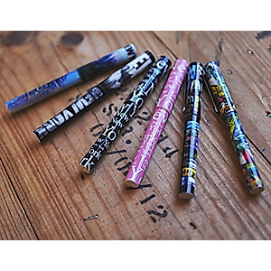 6X Various Unique Designs Ultimate Collectible New York City Ballpoint Pen NYC Gift Pen NY Souvenir Pens - Pack of 6