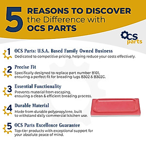 OCS Parts Replacement Lug Plug – Compatible with AyrKing B101 – Rigid Polypropylene for Breading Lugs B302 & B302G