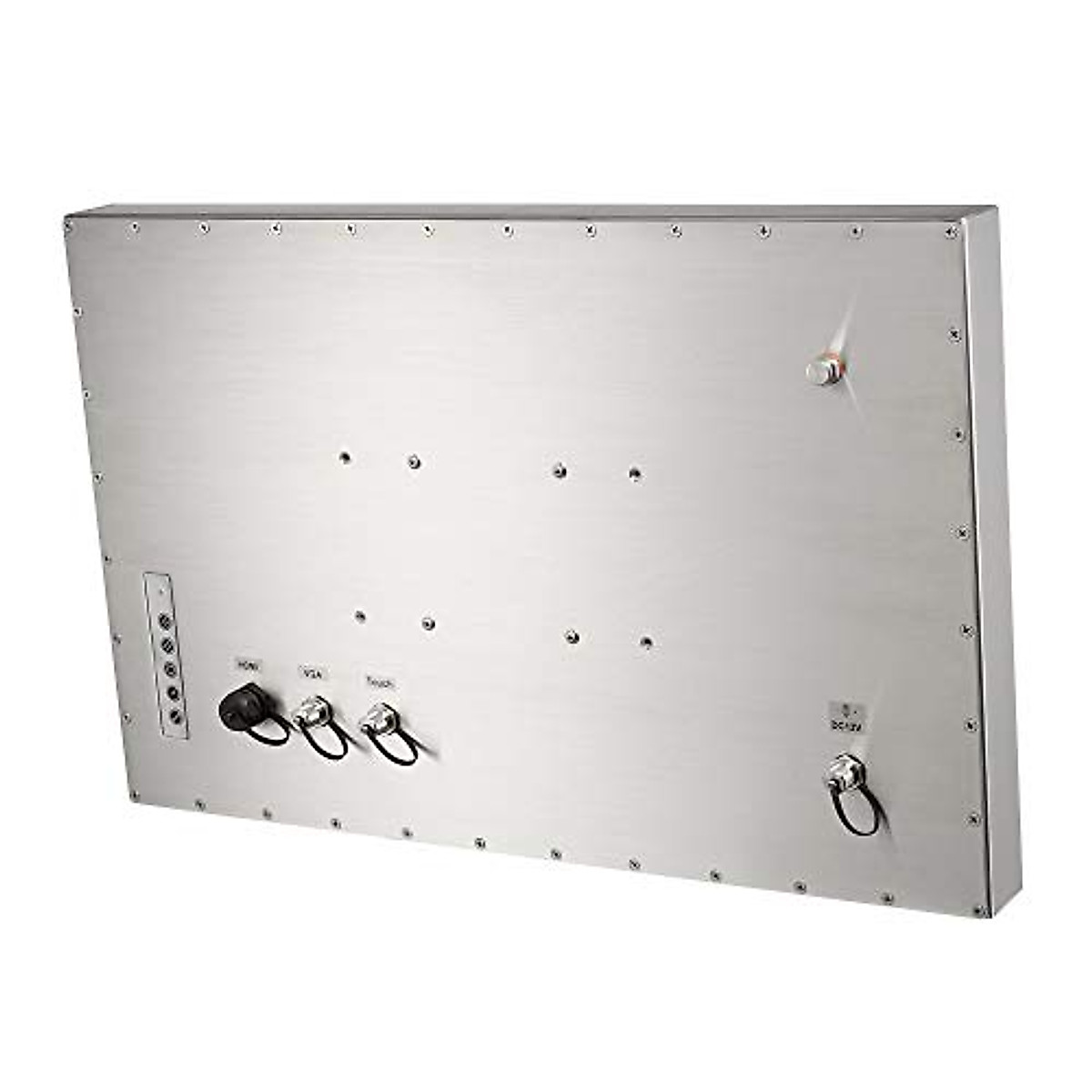 Xenarc 24" IP69K Waterproof Rugged Stainless Steel All-Weather Sunlight Readable LCD Display Monitor with HDMI, DVI & VGA Inputs - High Temperature, High Pressure Washdown and Spraydown Tolerant