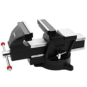 Groz 35483 6" Mechanic Bench Vise, with Swivel Base