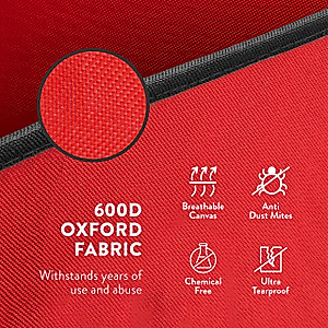 ZOBER Wrapping Paper Storage Containers - 40 Inch Gift Wrapping Organizer Storage - Fits 20 Standard Rolls of Wrapping Paper - Breathable Fabric, Waterproof