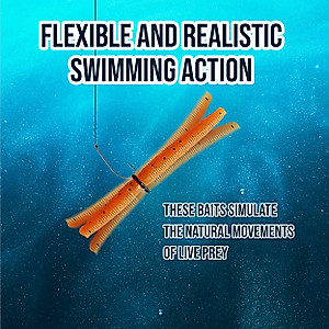 Reaction Tackle Wacky Worms/Soft Plastic Worm Stick Baits June Bug