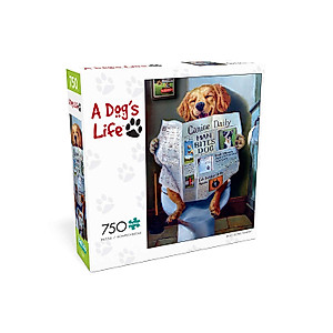 Buffalo Games - Dog Gone Funny - 750 Piece Jigsaw Puzzle Multicolor, 24"L X 18"W