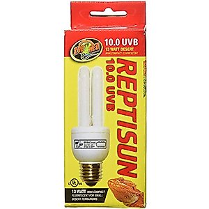 Reptisun 10.0 Uvb Mini Compact Fluorescent 13 Watt