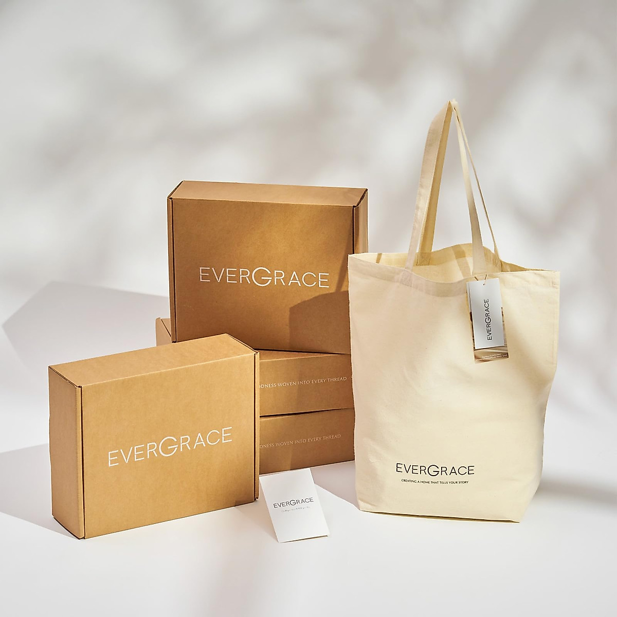 EVERGRACE Cotton Tencel Duvet Cover Set Queen Size, Silky Soft Cooling Duvet Cover for Hot Sleepers, Luxe Eucalyptus Lyocell Comforter Cover, Breathable Organic Bedding Set with 2 Shams, Beige Sand