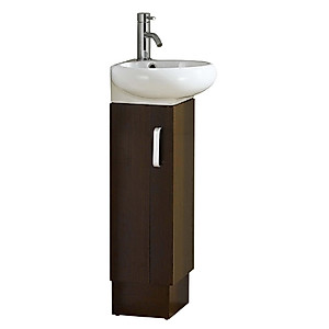 Fine Fixtures Milan Matte Vanity with Vitreous China Sink (Wenge)