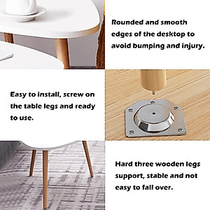 Small Coffee Nesting Table Marble Texture Seamless Silver Gold Grey Blue Black Abstract Seamless Modern Minimalist Side Table Triangle End Tea Table Center Table Set of 2 for Living Room Bedroom