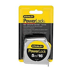 STANLEY PowerLock Tape Measure, 16-Foot (33-158)