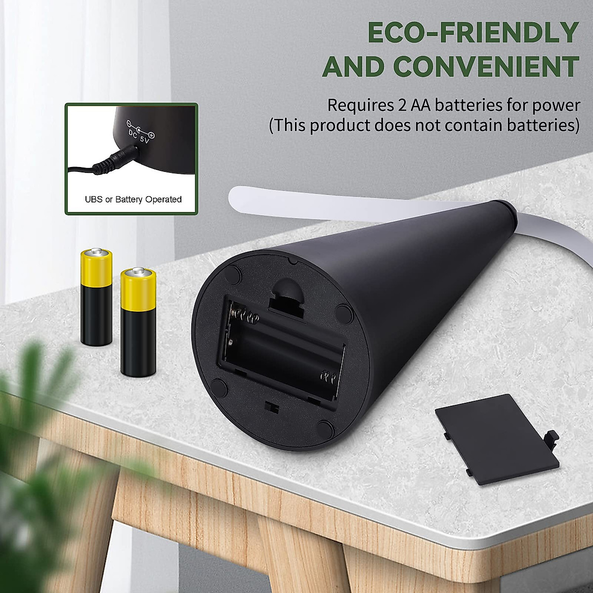 2 PCS Fly Fans for Tables，Fly Fan Repellent Indoor Outdoor,Portable Fly Fans Spinner for Restaurant and Patio Keep Flies and Bugs Away