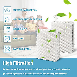 Alocs WF813 Humidifier Filter Replacement for Relion - RCM832 RCM832N ProCare PCWF813 PCWF-813 PCCM-832N PCCM-840 Equate EQWF813 EQ 2119-UL Cool Mist Humidifier Filters（6 Pack）