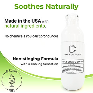 Dai New York Post Shave Spray, Natural Formula Alcohol-free After Shave Solution for Women and Men, 5 oz (Citrus Floral Sent)