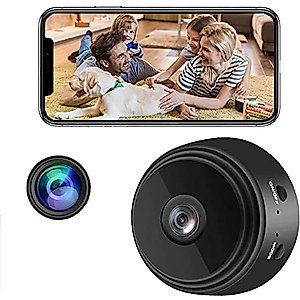 Spy Camera Hidden Camera,1080P Magnetic Mini WiFi Camera for Home Office Security,Pet Mini Home Cam with Babysitter Surveillance,Lndoor Camera with Motion Detection Night Vision