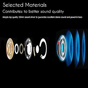 Woostar Bluetooth Headphones, Bluetooth 5.0 Wireless Magnetic Earbuds Sweatproof Earphones Stereo Headphones for Running Workout Gym Noise Cancelling (Rose Gold)