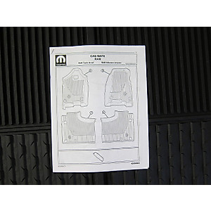 2019 Dodge Ram DT Crew Cab Black All Weather Slush Mats Floor Liner Mopar OEM