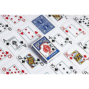 Springbok Bicycle Poker Size Jumbo Index Playing Cards (Colors May Vary)