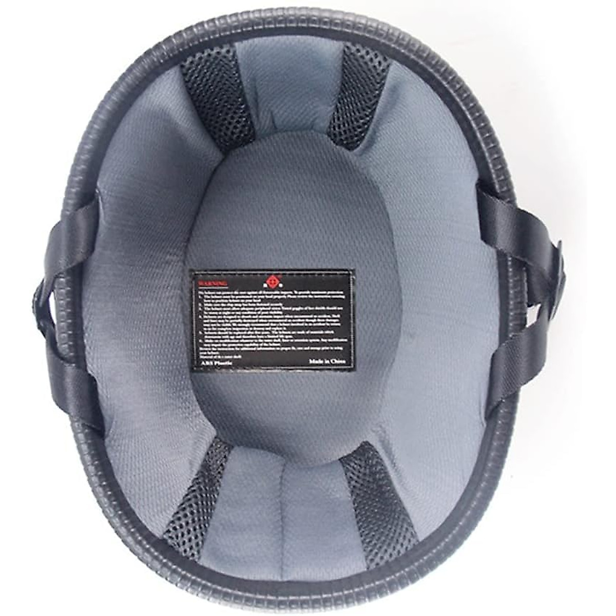 German Style Motorcycle Helmet,Adult Half Helmet Open Face DOT Approved , Retro Half Face Helmet for Cruiser Scooter Chopper (Matte Black,Small)