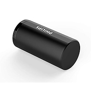 Philips ActionFit ST702 True Wireless Bluetooth Earbuds, TWS, Noise Isolation, Lightweight, Stereo with IPX5 Splash Resistance and UV Cleaning Charging case - Black (TAST702BK)