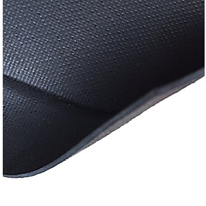 DiversiTech Outdoor Gas Grill BBQ & Fire Pit Mat, 60" x 30", Black