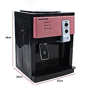 Electric Water Dispenser Countertop Hot and Cold Water Dispenser Desktop Mini Small Water Cooler Dispenser Automatic Drinking Water Bottle Dispenser for Home Office Coffee Tea Bar Dorm Room