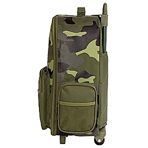 Stephen Joseph Kids Classic Rolling Luggage, Camo, One Size