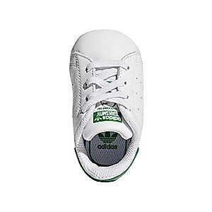 adidas Originals Baby Unisex Stan Smith White/White/Green 5K