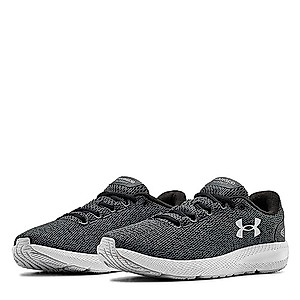 Under Armour Women's Charged Pursuit 2 Twist, Gray, 5 M US