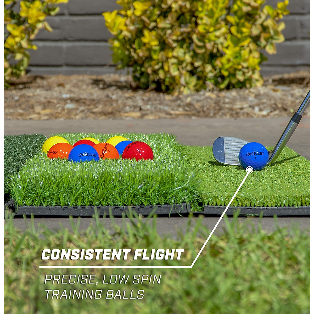 GoSports All Purpose Golf Balls for Play or Practice - Choose 16 or 32 Packs with Tote Bag