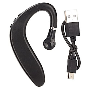 070 Headphone Business Earphone Portable Bluetooth Headset Waterproof Ultralight Hands Free Single Ear Business Earphone for Sport Driving Business Office Single Ear Headset
