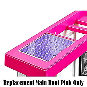 Replacement Parts for Barbie Dreamhouse - Barbie Doll Dream House FHY73 & FHY74 ~ Replacement Main Roof ~ Pink