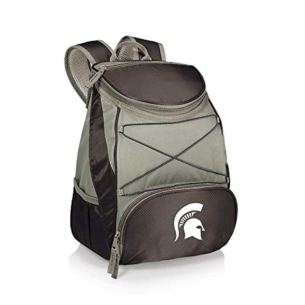 Michigan State Spartans - PTX Backpack Cooler, (Black with Gray Accents)