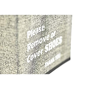 G & F Products Shoe Covers Box, Foldable Collapsible Shoe Covers Holder Bootie Box holds up to 100 Disposable Shoe for Realtors and Open House also works as Foldable Collapsible storage bin 9"x9"x9"