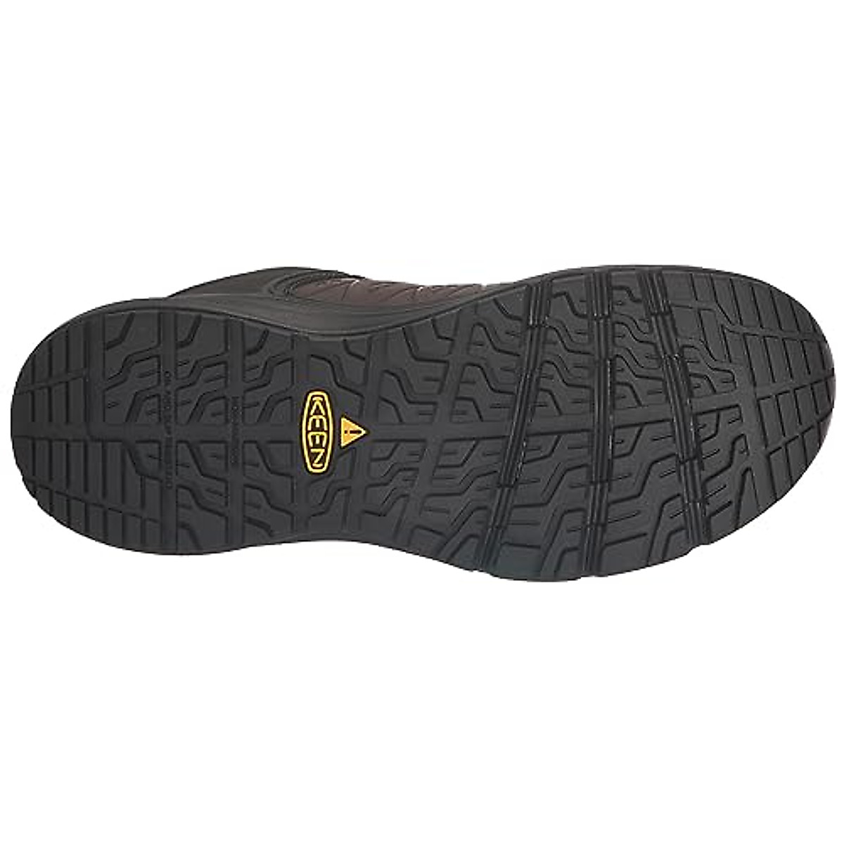 KEEN Utility Men's Vista Energy+ Low Composite Toe ESD Leather Industrial Work Sneakers, Coffee Bean/Black, 13