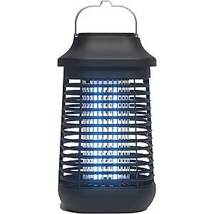 Bug Zapper Outdoor/Indoor,Mosquito Zapper 4200V High Powered Waterproof Electronic Mosquito Killer,15W UVA Mosquito Lamp Bulb,Fly Traps Patio Insects Killer,Trap Killer for Home,Kitchen, Backyard