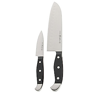 HENCKELS Statement Razor-Sharp 2-pc Knife Set, Santoku Knife 7 Inch, Paring Knife, German Engineered Informed by 100+ Years of Mastery