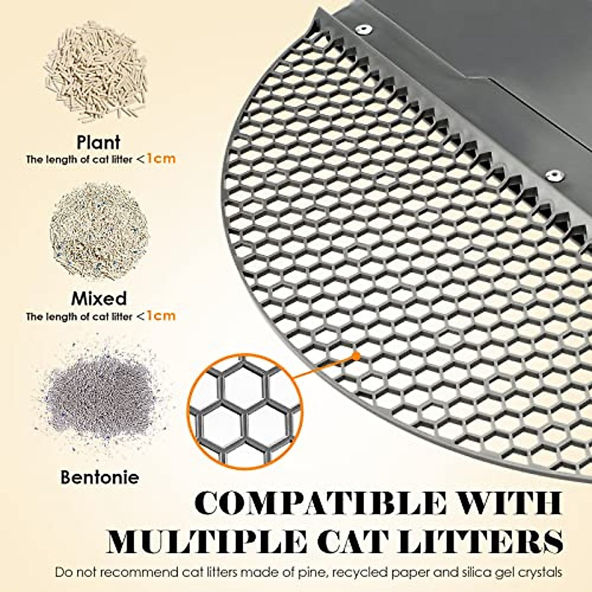 PETNF Self Cleaning Cat Litter Box with App,No More Scooping Automatic Cat Litter Box with Infra-Red Sensor System,Excellent Odor Removal,Ultra-Quiet Electric Kitty Litter Boxes for Multi-Cats