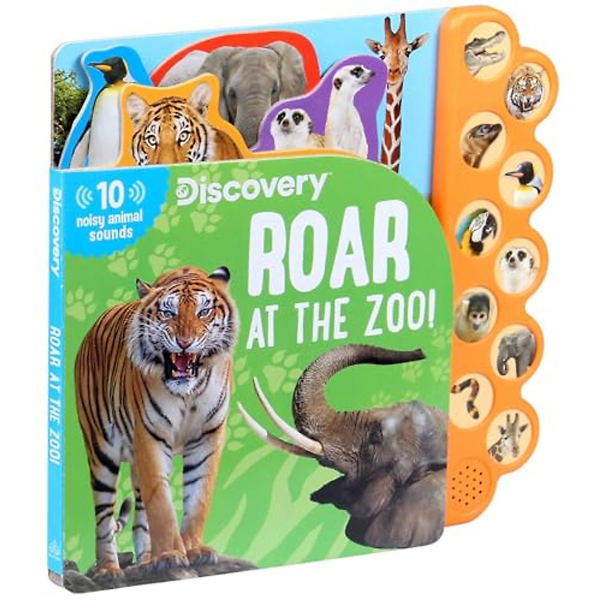 Discovery: Roar at the Zoo! (10-Button Sound Books) (Image on Book may slightly vary)