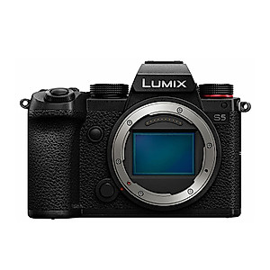 Panasonic LUMIX S5 4K Mirrorless Full-Frame L-Mount Camera (Body Only) with S-E2470 LUMIX S Pro 24-70mm and DMW-BLK22 Battery Bundle (3 Items)