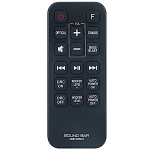 AKB74935621 Replacement Remote Control Applicable for LG Sound Bar SJ2 SJ2.AEUSLLK SJ2.DEUSLLK SQC1