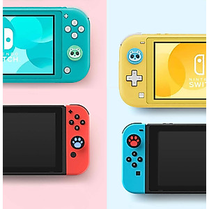 Joycon Joystick Replacement, Switch Joysticks Left/Right Analog Thumb Sticks for Nintendo Switch Joycon/Switch Lite/Switch OLED, Joycon Repair Kit with Thumbstick Caps & Drift Fix Tools