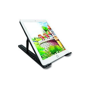 Perfect View Adjustable Laptop and Tablet Stand - Folds & Expands for Travel New