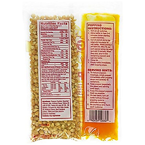 Perfectware 8oz Popcorn Portion Packs- Case of 36 Packs