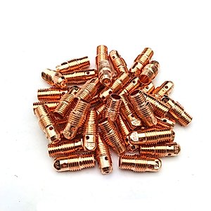 KINGQ 10-pk Collet Body 13N27 (1/16") for TIG Welding Torch 9, 20 and 25 Series in Lincoln Miller ESAB Weldcraft CK Everlast