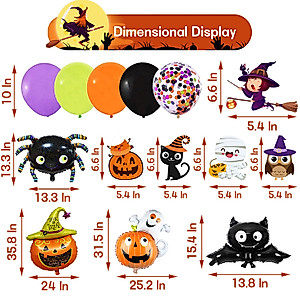 Halloween Party Decorations Halloween Birthday Party Decorations Include Halloween Birthday Banner Halloween Balloon and Halloween Birthday Cake Topper for Halloween First Birthday Decorations