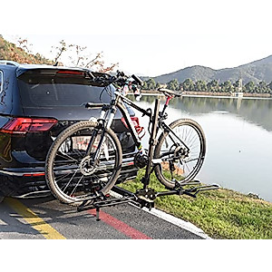 TOPTOW Trailer Receiver Hitch Extender Adapter 2" Drop/Riser, 7" and 9" Extension Length, 2" Shank, 7500lbs Towing Capacity, Matte Black