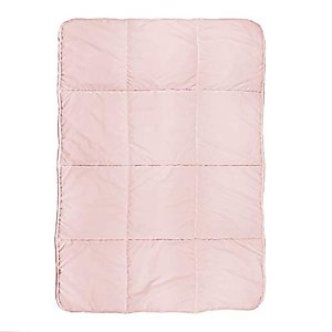 Tadpoles Quilted Toddler Comforter, Box Pattern, Pink