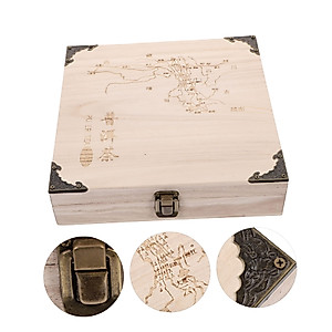 NOLITOY Tea Cake Box Practical Pu'er Tea Packaging Box for Tea Lovers Elegant Design with Smooth Finish Ideal for Tea Wrapping and Storage
