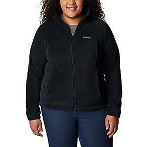 Columbia Women's Benton Springs Full Zip, Black, Large